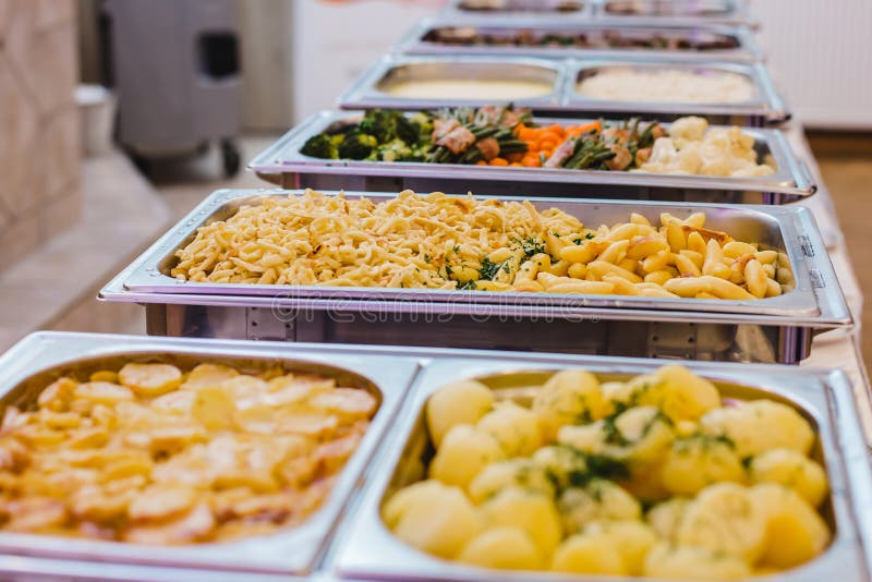 Catering Restaurant Buffet for Events Stock Image - Image of business ...