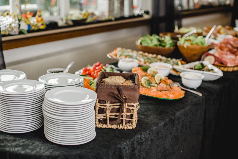 Catering Restaurant Buffet Events Stock Photo - Image of luxury ...