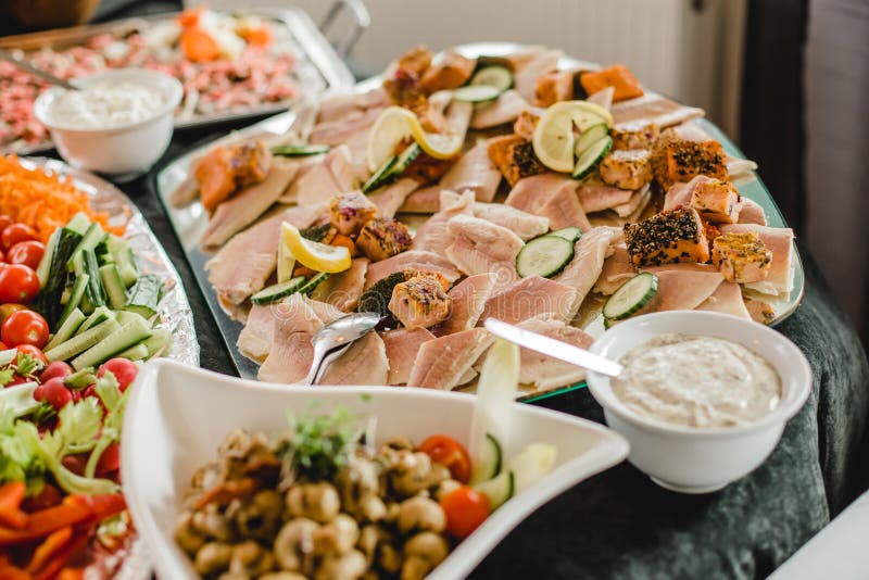 Catering Restaurant Buffet Events Stock Image - Image of luxury ...