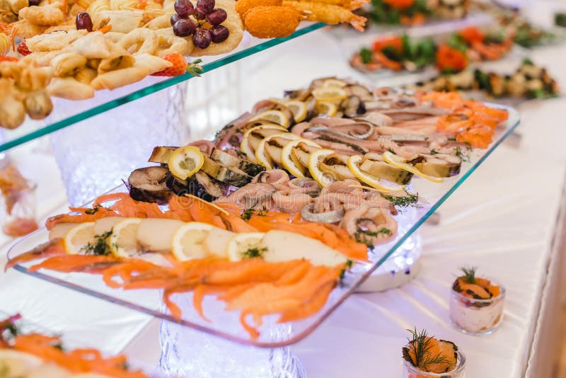Catering Restaurant Buffet for Events Stock Image - Image of ...