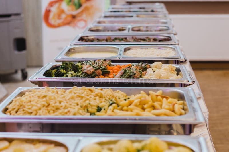 Catering Restaurant Buffet for Events Stock Photo - Image of lunch ...