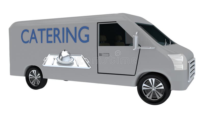 CATERING - service concept stock illustration. Illustration of bread ...