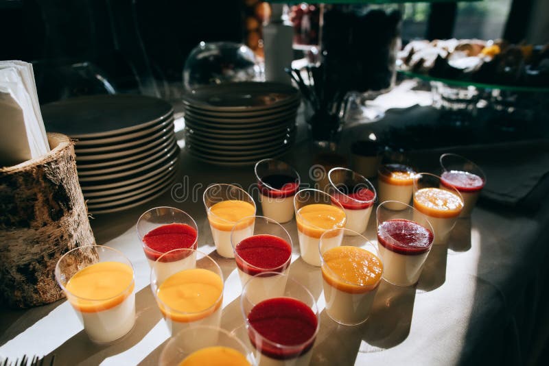 Catering Services in Restaurant, Cocktails Bar Stock Image - Image of ...