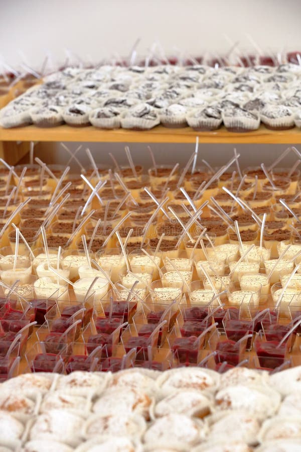 Catering Set with Sweet Snacks Stock Image - Image of delicious ...