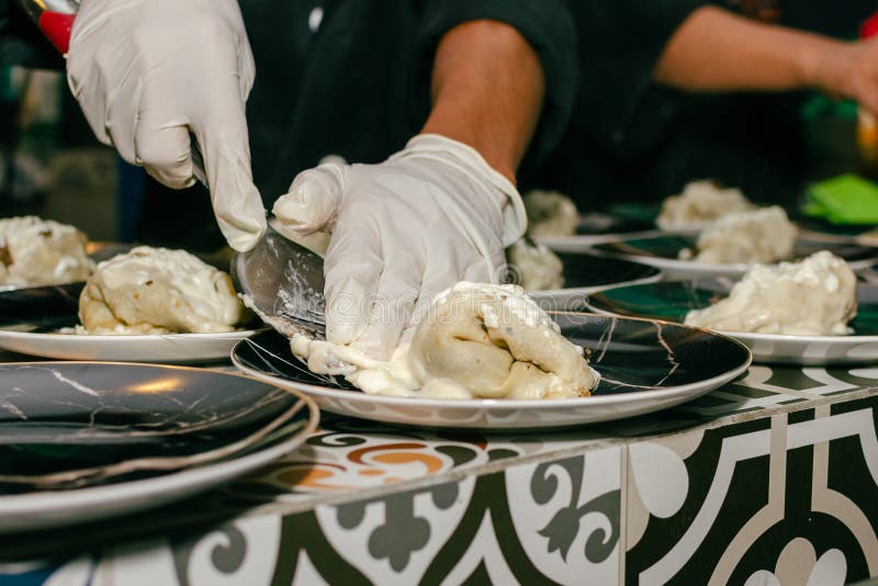 Catering at a Social Event. Typical Mexican Food Stock Image - Image of ...