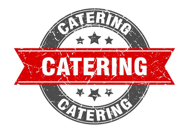 Catering Stamp. Catering Square Grungy Isolated Sign Stock Vector ...