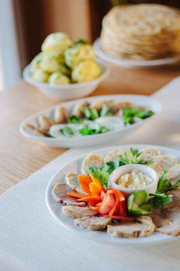 Catering table stock photo. Image of natural, catering - 130184904