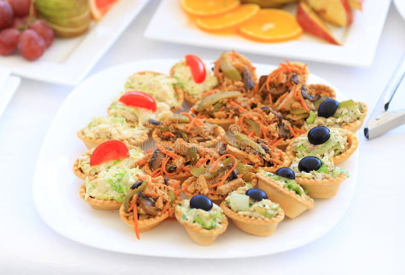 Catering Table Set Service with Silverware Stock Image - Image of meal ...