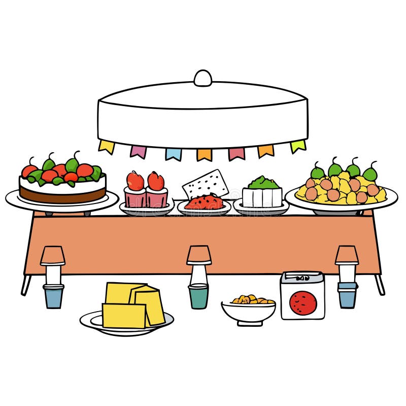 Catering Wedding Buffet with Different Food Snacks and Antipasti . Cold ...