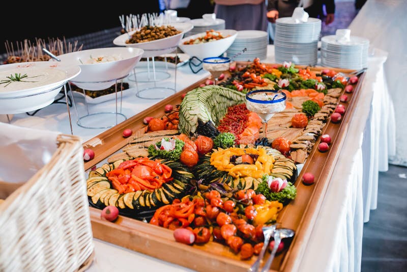Catering Wedding Buffet Events Stock Image - Image of fruit, dessert ...