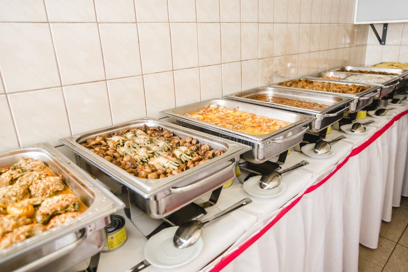 Catering Wedding Buffet for Events Stock Photo - Image of reception ...