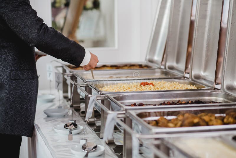 Catering Wedding Buffet Events Stock Image - Image of restaurant, cater ...