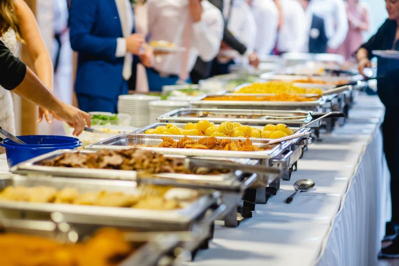 Catering Wedding Buffet Events Stock Image - Image of lunch, gourmet ...