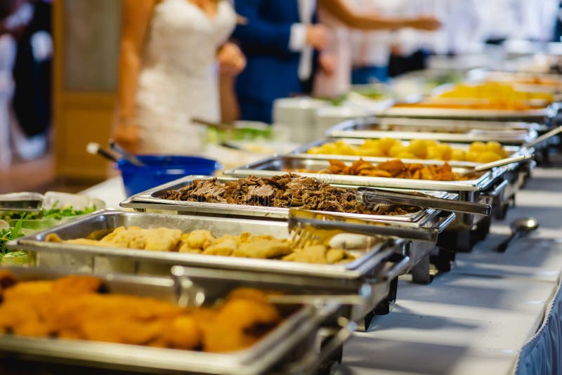 Catering Wedding Buffet Events Stock Photo - Image of reception, dish ...