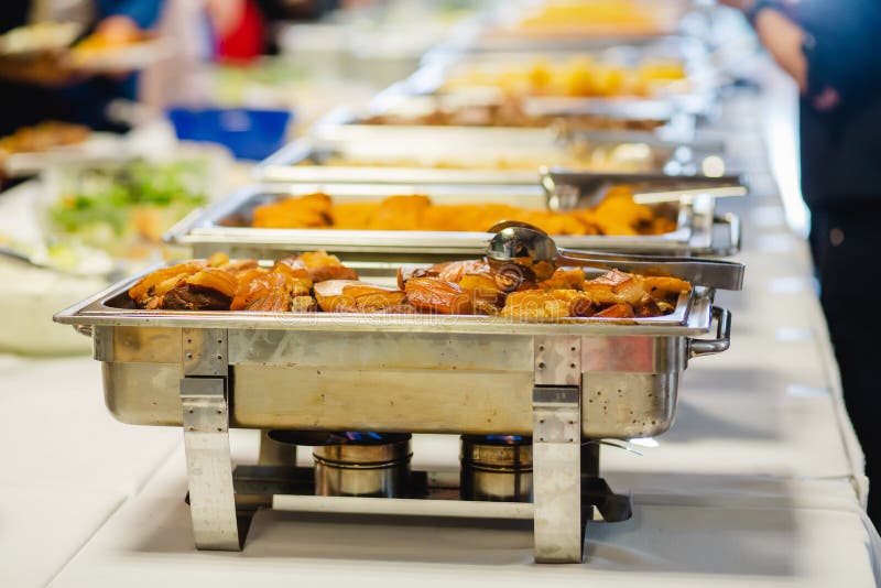 Catering Wedding Buffet Events Stock Image - Image of plate, food ...