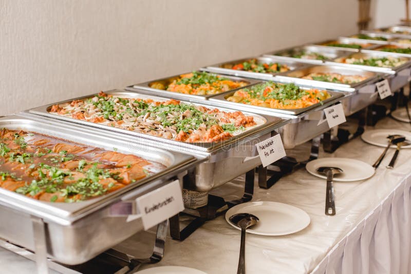 Catering Wedding Buffet Events Stock Image - Image of appetizer ...