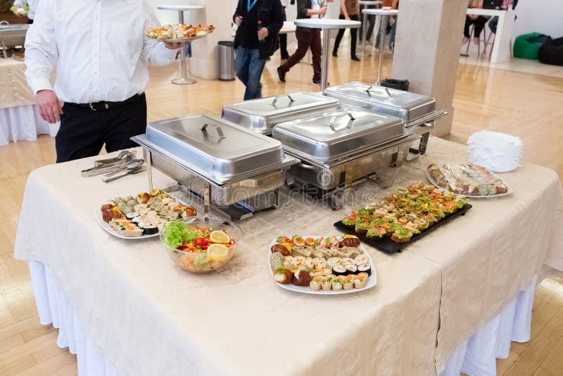 Catering Wedding Buffet for Events Stock Image - Image of holiday ...