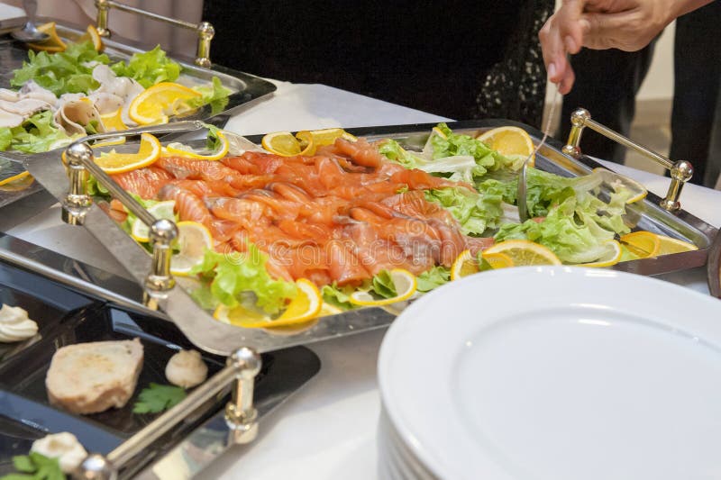 Catering at Wedding Reception Stock Image - Image of people, menu: 47232953