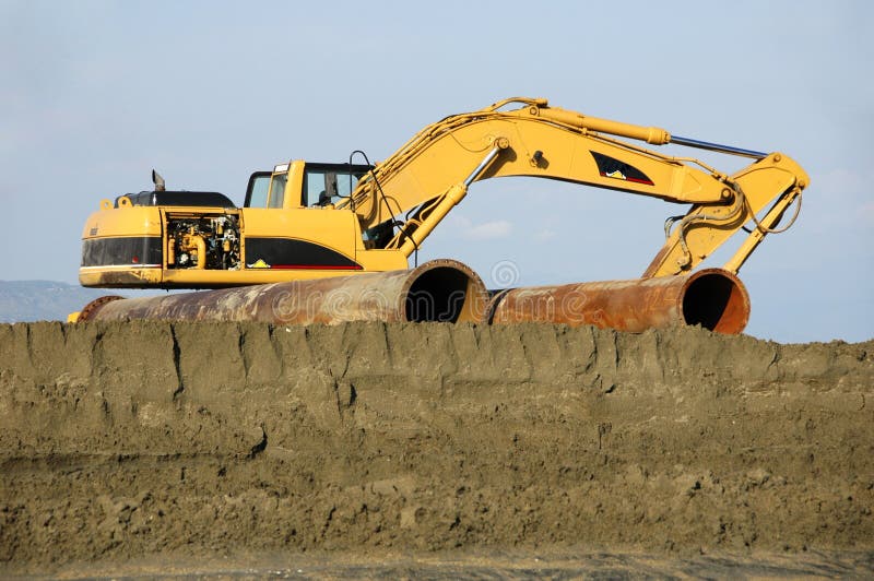 Construction scoop 5 stock image. Image of digging, clearing - 689069