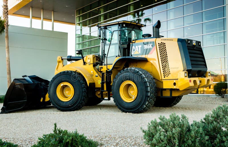 Caterpillar 966K Loader editorial stock image. Image of front - 29567399