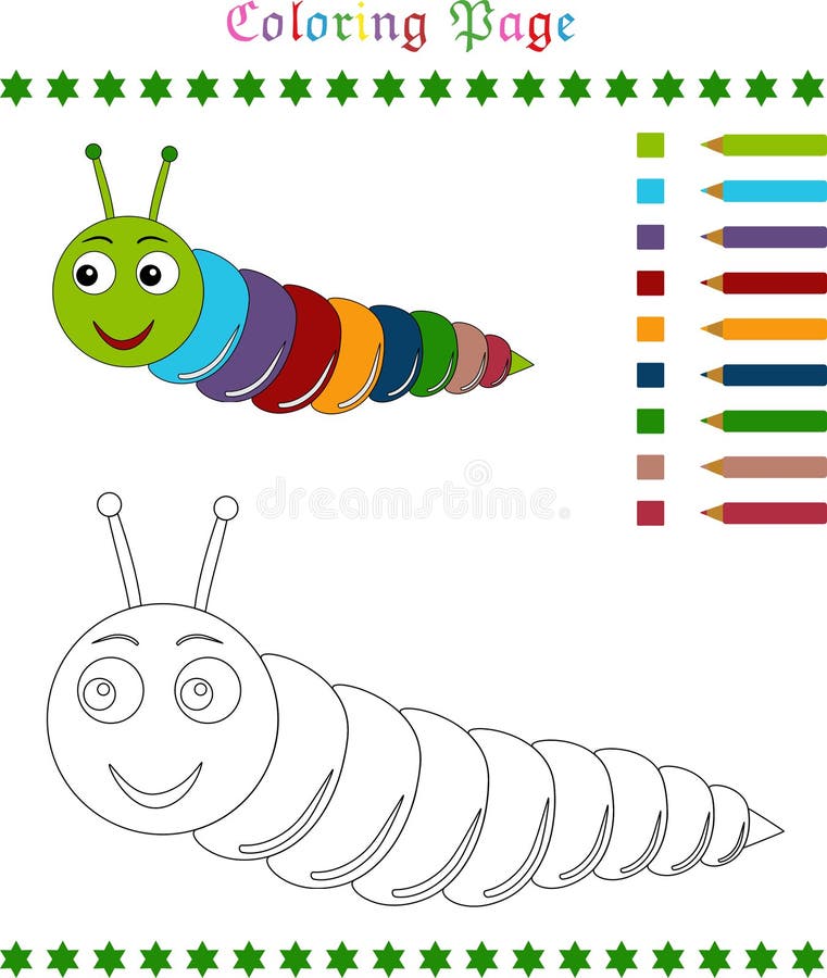 Catapillar Coloring Pages