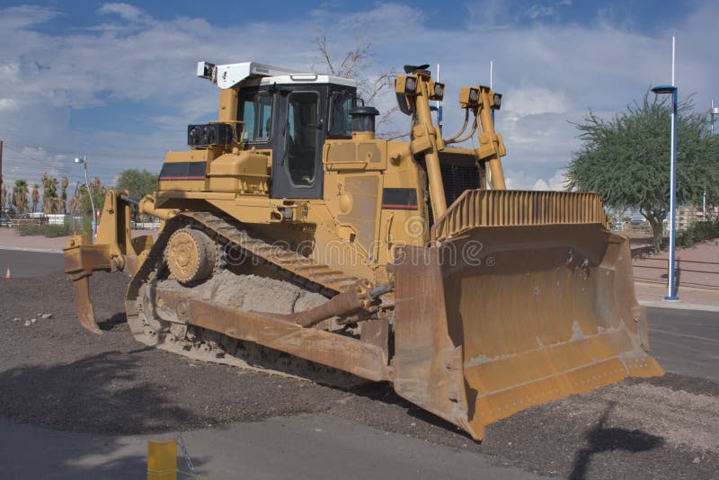 Caterpillar D9R Tractor stock photo. Image of grader - 15465638