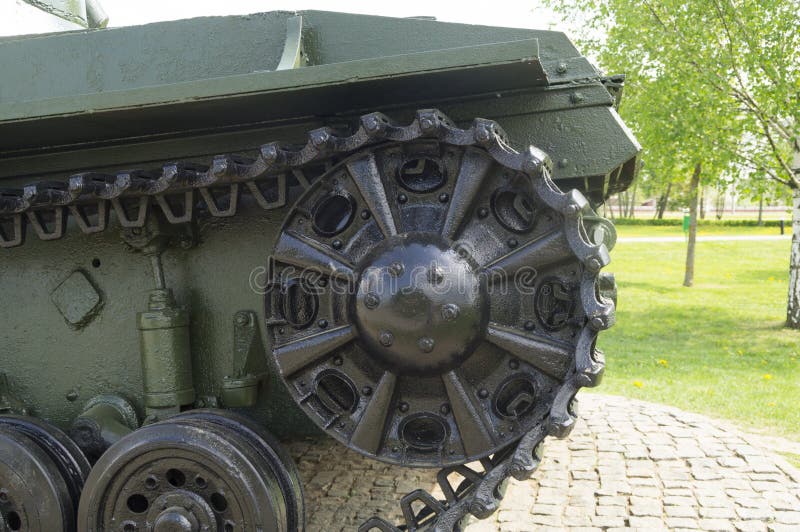Caterpillar German Tank since World War II Stock Image - Image of ...