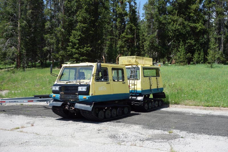A Caterpillar Like Vehicle For Winter Use Editorial Photo Image Of