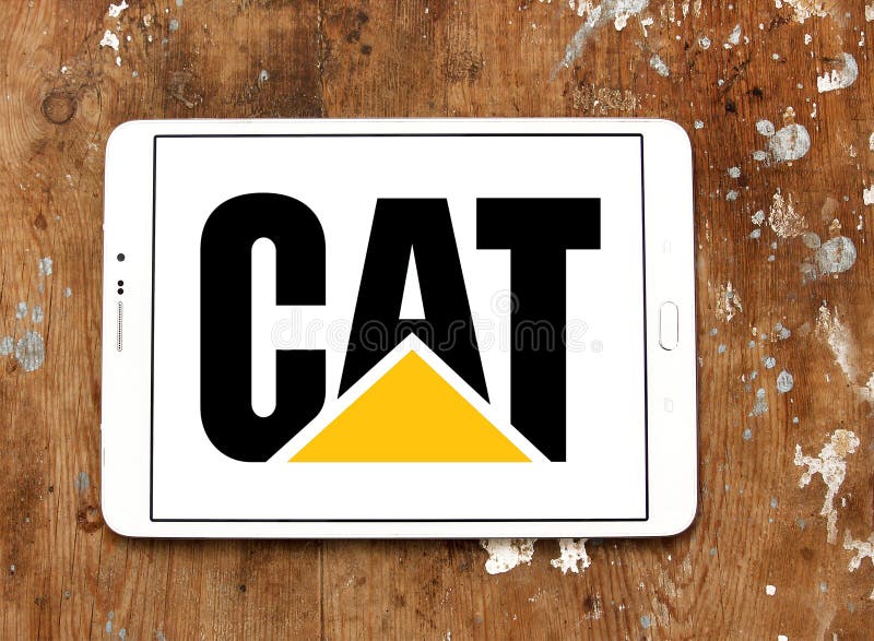 Caterpillar logo editorial stock image. Image of commercial - 89677679