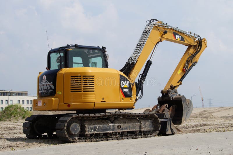 Caterpillar 308 Mini Hydraulic Excavator Fotografia Editoriale ...