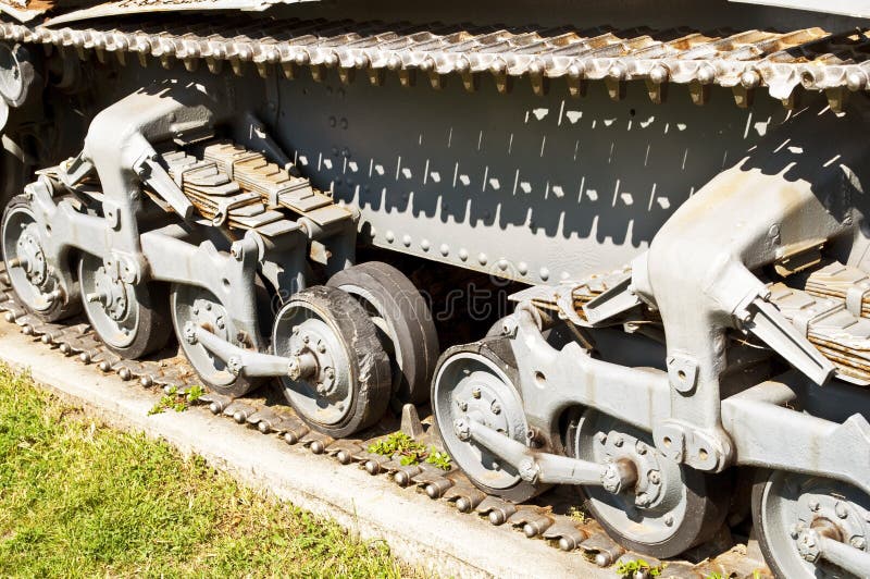 Caterpillar of a tank stock image. Image of equipment - 15904465