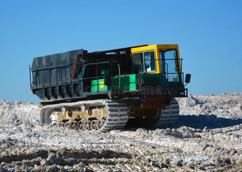 Caterpillar Tracked Vehicle Stock Image - Image of tracks, business ...