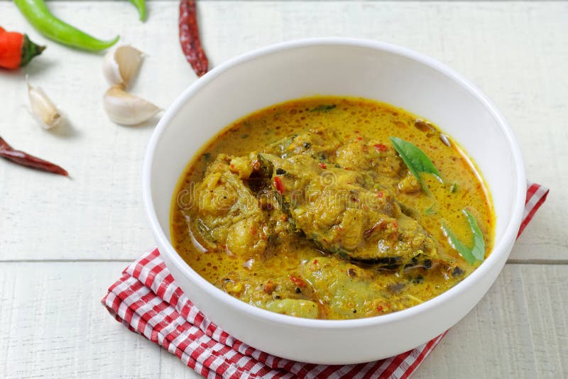 Catfish in Dried Red Curry Sauce Chu Chee Pla Stock Image - Image of ...