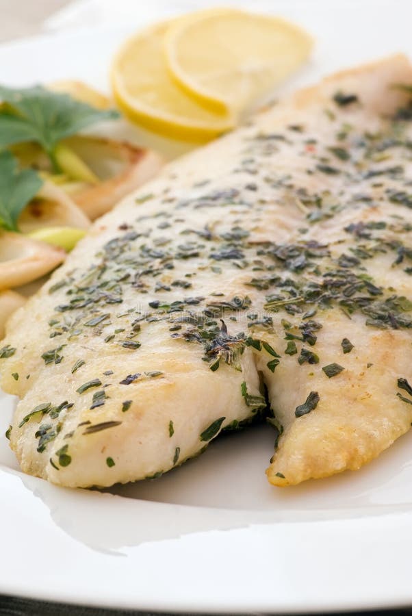 Catfish filet stock image. Image of lemon, plaice, boil - 12458069