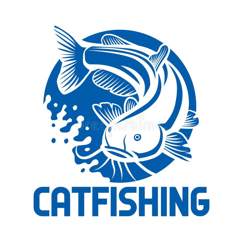 Catfish Fishing Logo. Catfish Mascot Vector Design. Catfish Logo Design ...