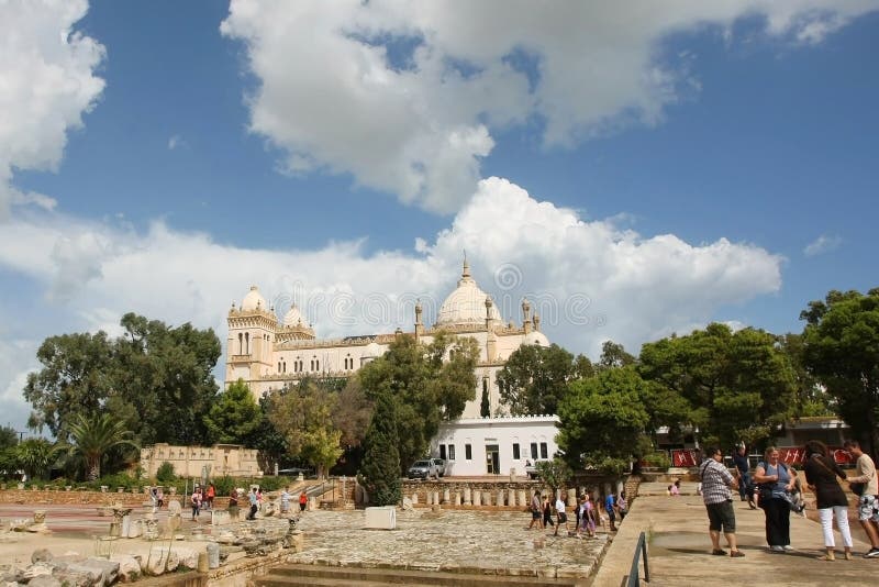 Cathédrale De Carthage à Tunis Photo éditorial - Image du église ...