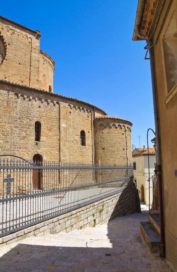 Cathedral of Acerenza. Basilicata. Italy Stock Photo - Image of city ...
