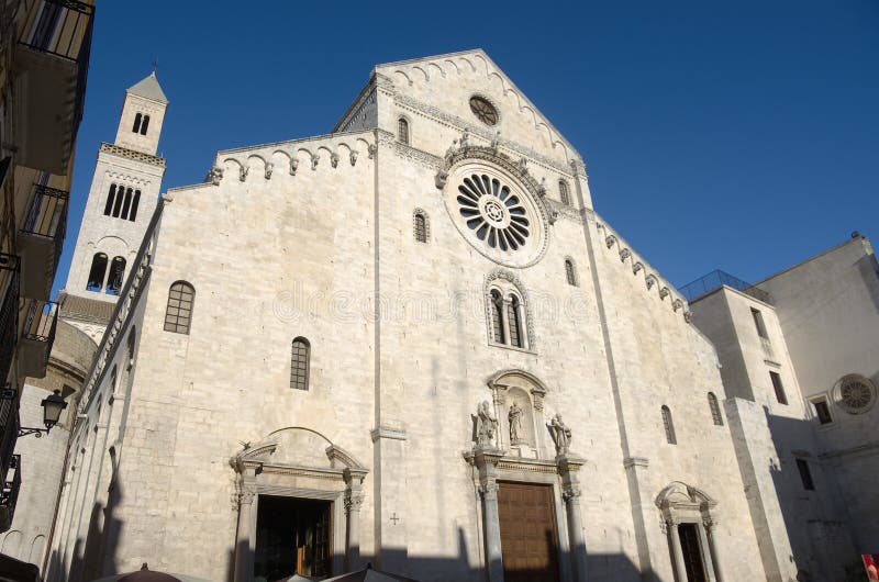 Cathedral of San Sabino in Bari, Italy Stock Photo - Image of baroque ...