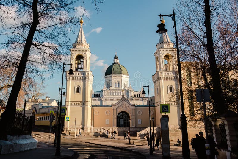 Cathedral of the Beheading of John the Baptist in Moscow Editorial ...