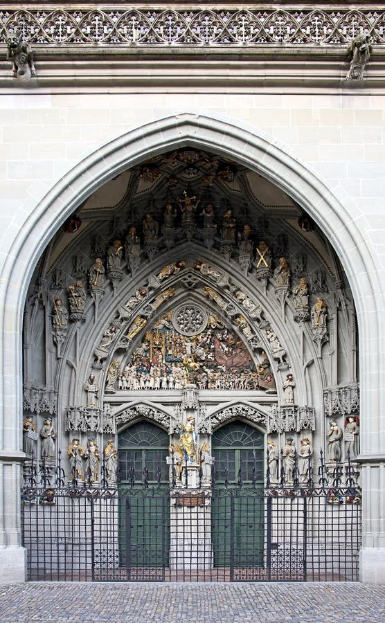 Cathedral in Bern 1 stock image. Image of priest, religion - 5013093