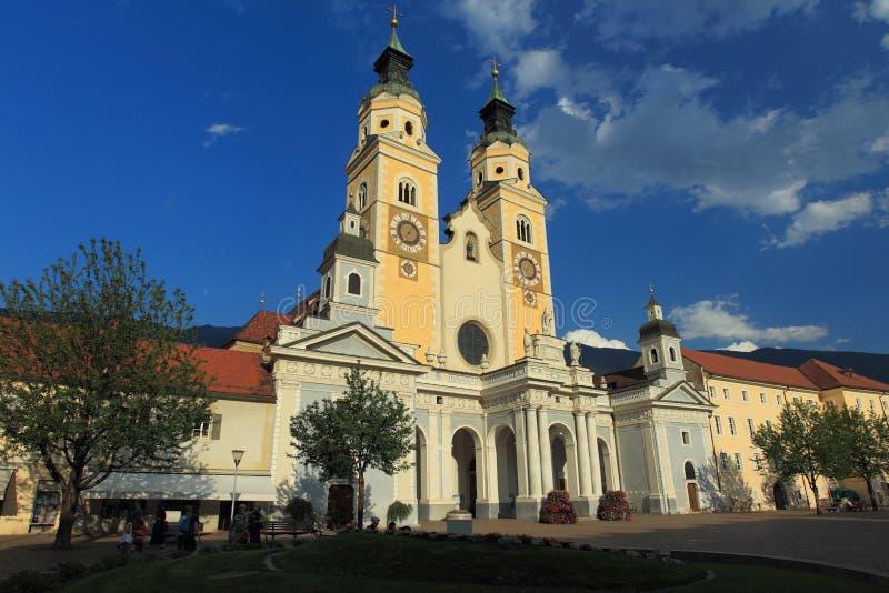Cathedral in Brixen editorial stock image. Image of europe - 56909009