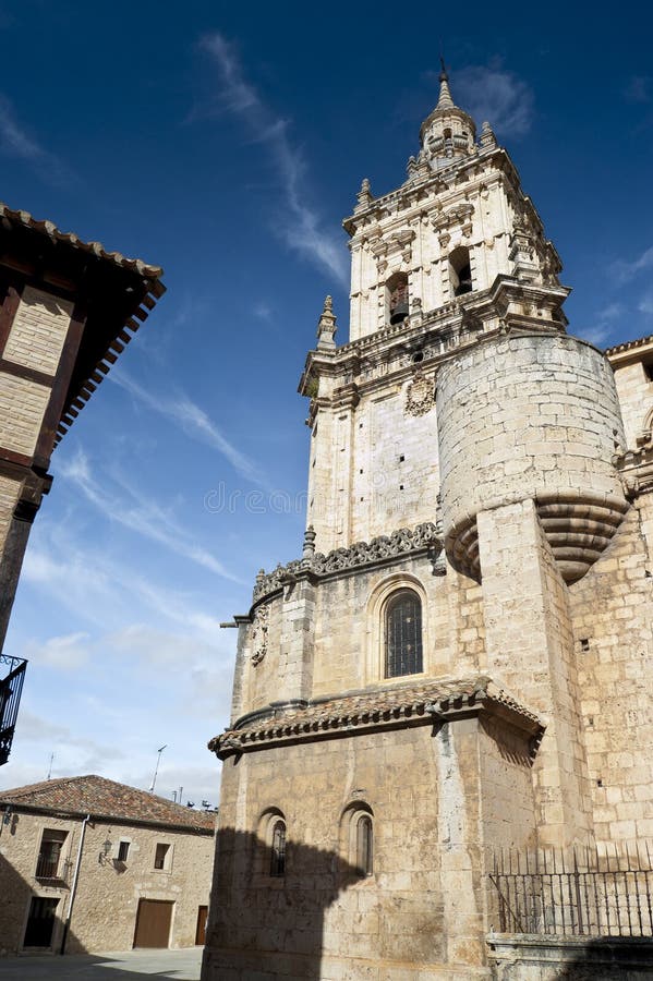 Cathedral of Burgo de Osma stock image. Image of landmark - 25370963