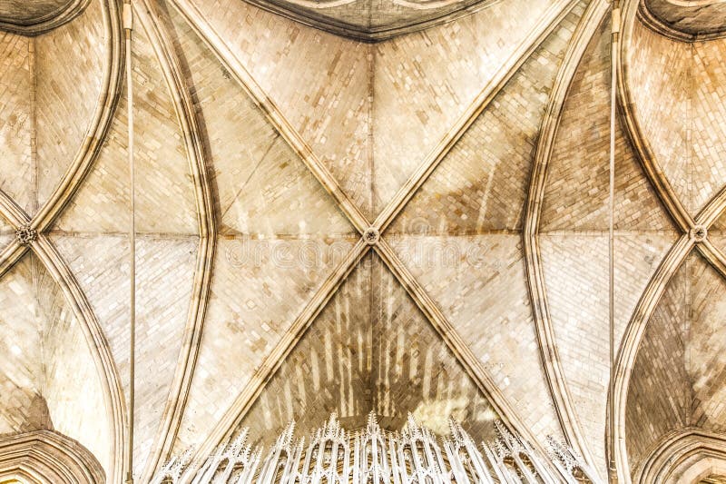 Cathedral ceiling stock image. Image of beige, ancient - 32224339