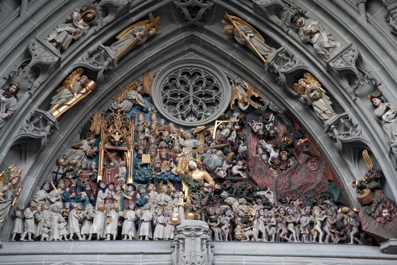 Cathedral Church; Bern; Switzerland Stock Image - Image of kung ...