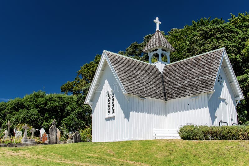 Cathedral Church and Graveyard Stock Photo - Image of burial, grave ...