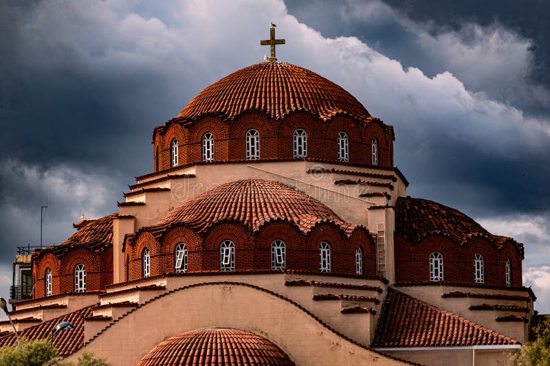 Cathedral Church Kiato City Stock Image - Image of city, kiato: 337404419