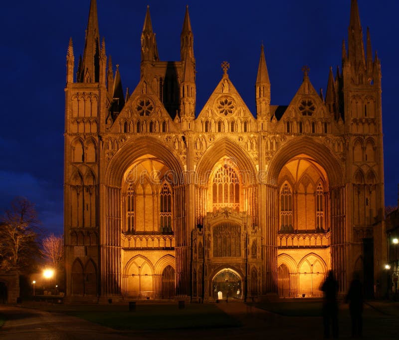 Window, Cathedral, Peterborough. Editorial Photography - Image of ...