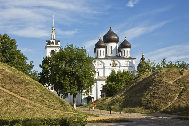 The Cathedral in Citadel of Dmitrov Town, Russia Stock Photo - Image of ...