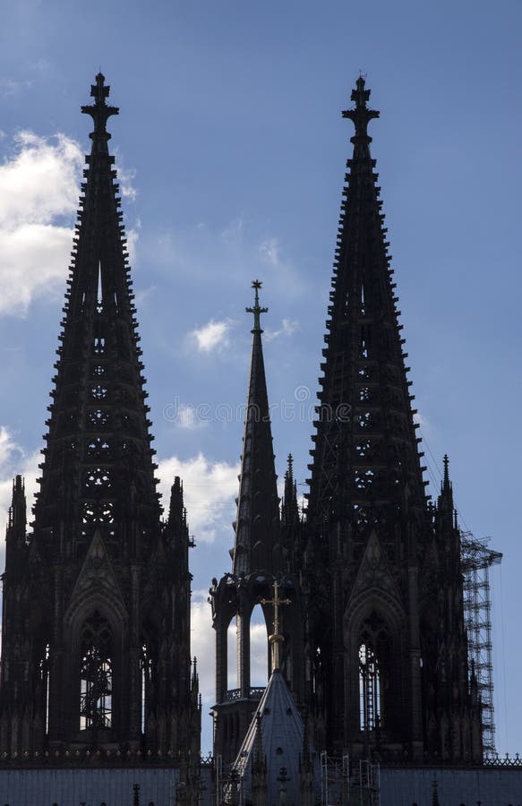 The Cathedral of Cologne stock photo. Image of exterior - 81174812