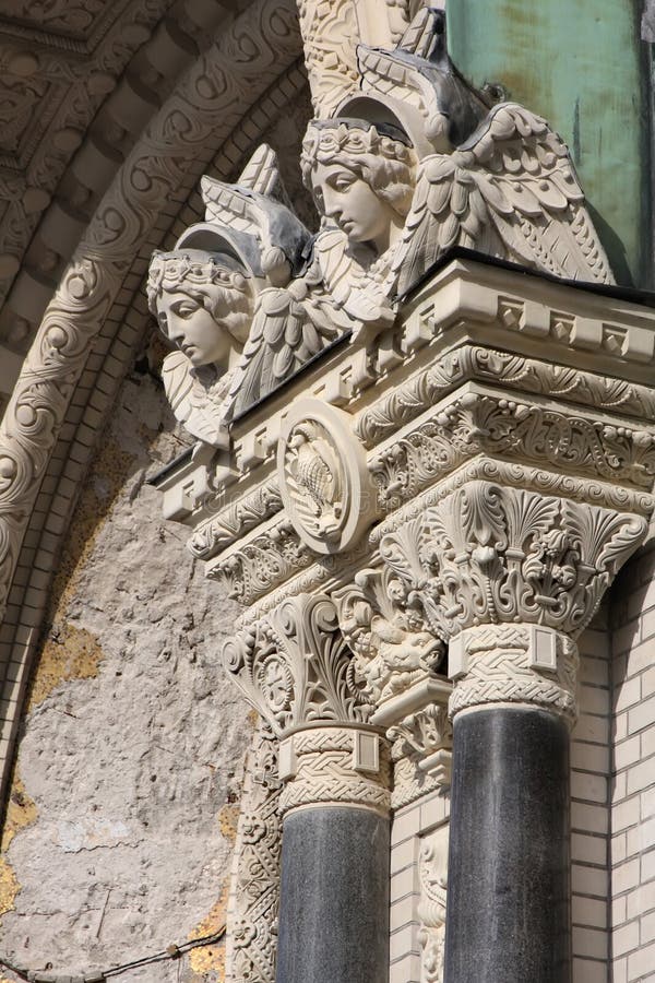 Cathedral columns stock image. Image of church, architecture - 12937397